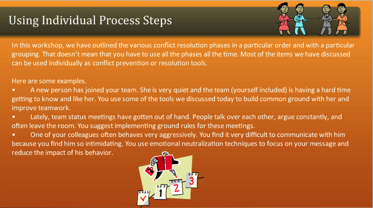 Using Individual Process Steps - FreshSkills